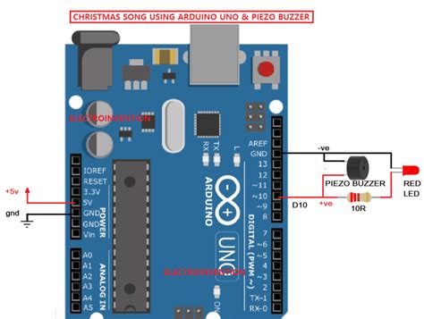 Jingle Bells Using Arduino Uno And Buzzer Christmas Code