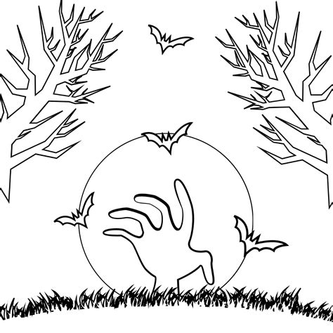 Free Halloween Drawing To Customize And Download