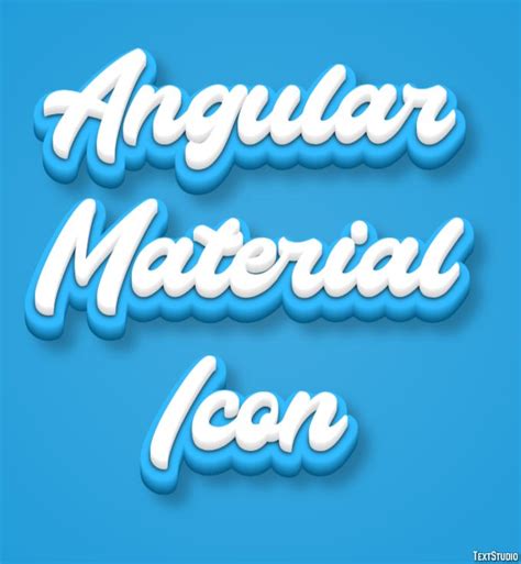 Angular Material Icon Font 3d Text Effect Text Effects Friends Font