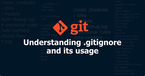 gitignore file usage