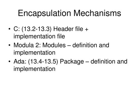 Ppt Object Oriented Programming Basics And Encapsulation Techniques
