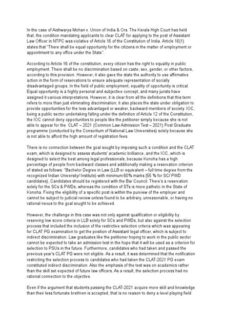 Aishwarya Mohan Pdf Equal Opportunity Academic Degree