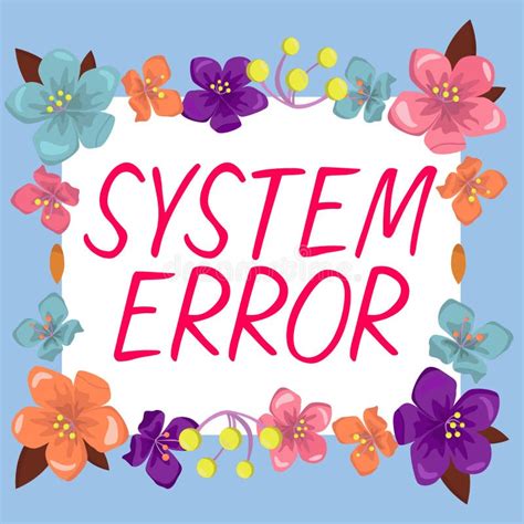 Text Caption Presenting System Error Business Showcase Technological