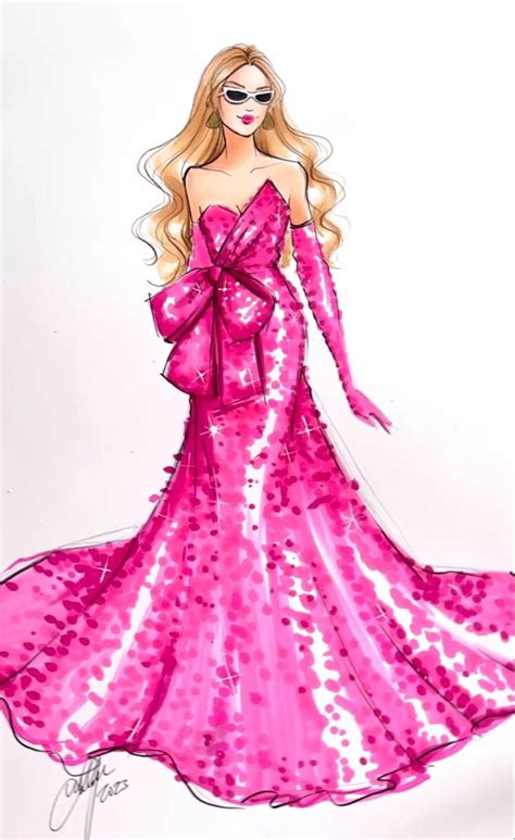 Barbie Fashion Illustration Dresses Barbie Fashion Sketches Fashion Sketches Dresses