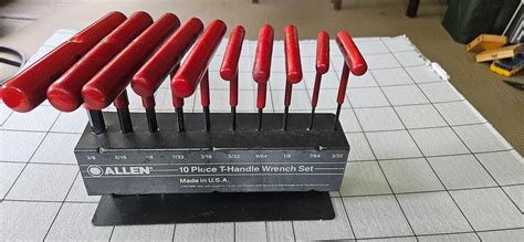 T Handle Allen Key Set Etsy