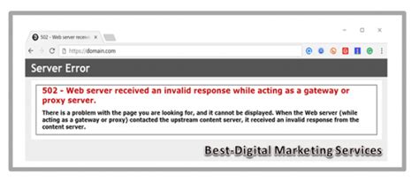 How To Fix 502 Bad Gateway Errors On Wordpress Website Best Digital