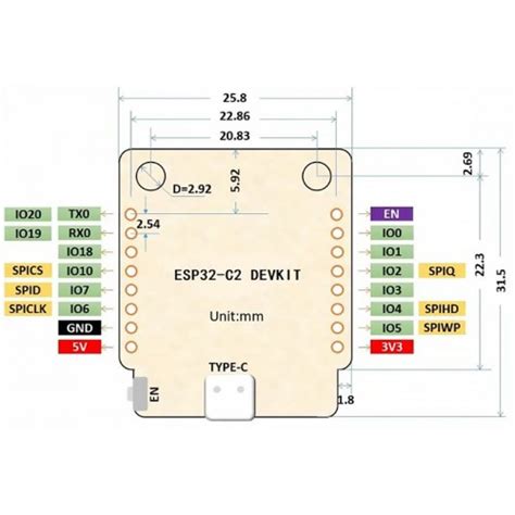 Модуль Wi Fi Esp32 C2 Esp8684 Mini Type C Купити в Україні Харків