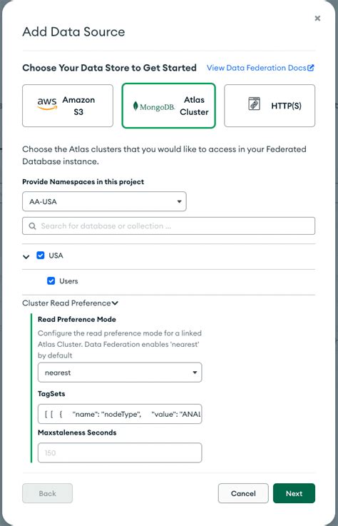 Using Atlas Data Federation To Control Access To Your Analytics Node
