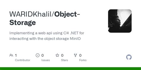 GitHub WARIDKhalil Object Storage Implementing A Web Api Using C NET For Interacting With