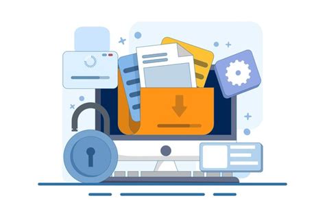 Premium Vector Illustration Personal Data Protection Concept Or Cyber