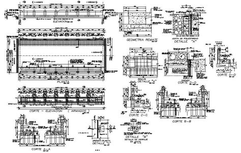 Rcc Structural Units Plan Elevation And Section Dwg File