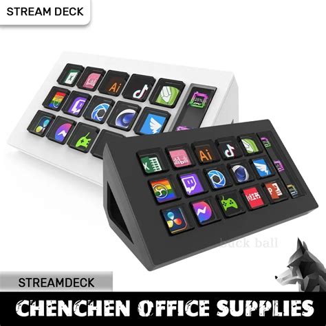 Mirabox Streamdeck Controller Visual Keyboard Lcd Button 15keys Living