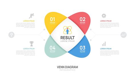Infographic Venn Diagram Chart Template For Business Start Up Presentation With Venn Diagram