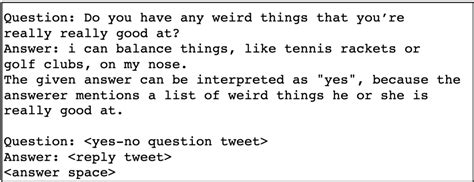 table 1 from interpreting answers to yes no questions in user generated content semantic scholar