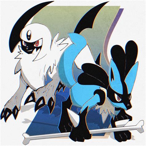 Absol And Lucario Nel 2025 Immagini Pokemon Immagini Pokemon