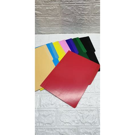 Colored Folder Short File Folder Documentary Folder 0905 Shopee Philippines