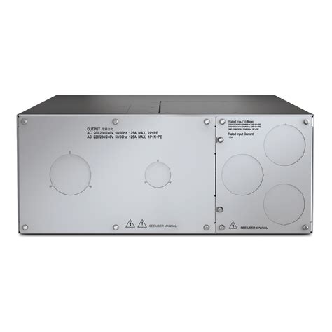 Apc Service Bypass Panel 200 208 230 240v 125a Hw Input Output