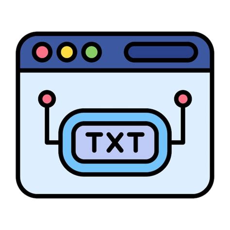 Premium Vector Robotstxt Flat Illustration