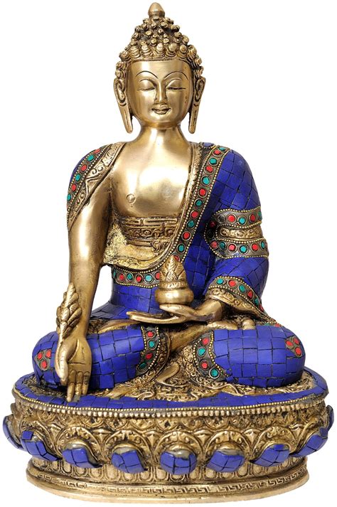 12 Tibetan Buddhist Deity Medicine Buddha In Brass Handmade Made