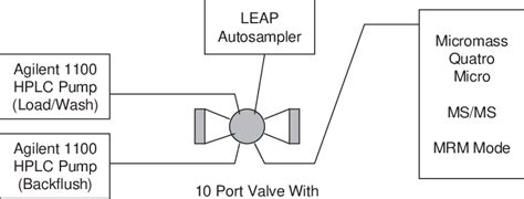 Configuration Of High Throughput Liquid Chromatography Mass Download Scientific Diagram