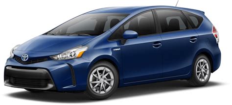 Download Blue Toyota Prius Hybrid Side View