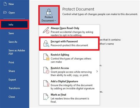 How To Secure Your Word Documents Aldridge