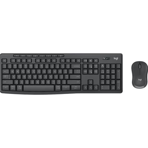 Computer Accessories Logitech MK370 Wireless Keyboard And Mouse Combo For Business Graphite