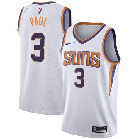Phoenix Suns Nike Association Swingman Jersey White Chris Paul