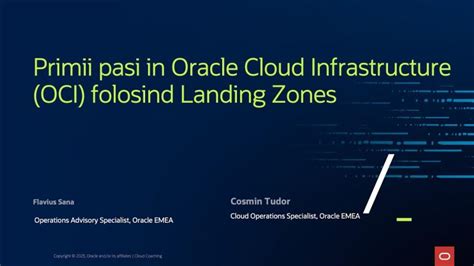 Manuela Fioramonti On Linkedin Cloud Coaching Teaser Primii Pași In Oci Folosind Landing Zones…