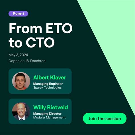 Modular Management On Linkedin Elfsquad Event From Eto To Cto