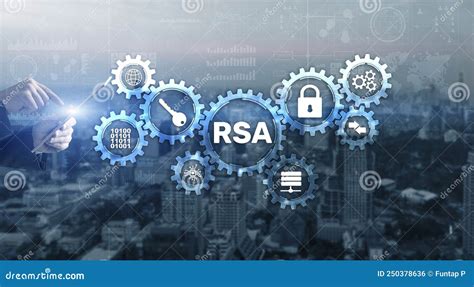 RSA Cryptography And Network Security Stock Photo Image Of Encryption Security