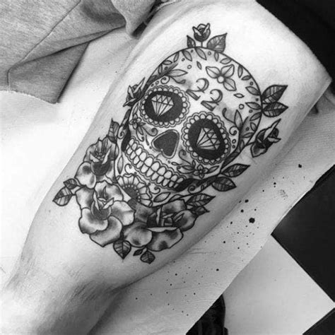 50 Best Sugar Skull Tattoo Designs And What The Tattoos Mean Yourtango