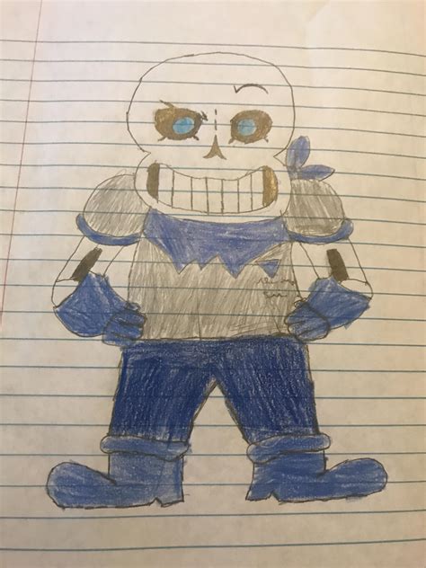 To Match My Papyrus Here Is The Magnificent Sans Rundertale