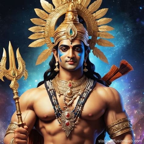 Bhishma Portrait With Aura From Mahabharatha Stable Diffusion Online