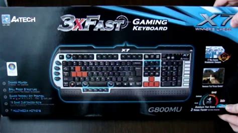Keyboard A TECH X G MU YouTube