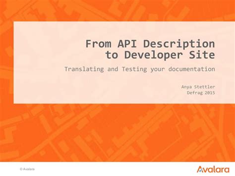 api description to developer portal translating and testing your