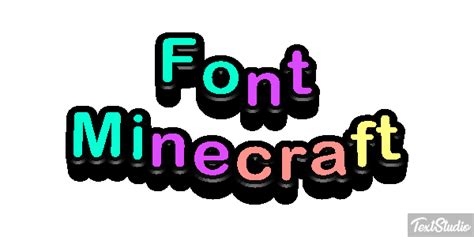 Font Minecraft Font Animated  Logo Designs