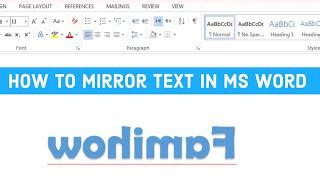 How To Print Mirror Image In Word Starter Lulimatter