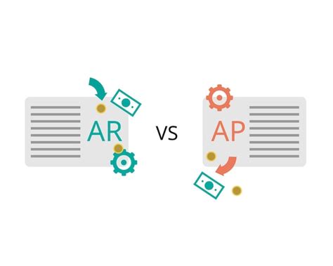 Premium Vector Accounts Receivable Or Ar Compare To Accounts Payable Or Ap