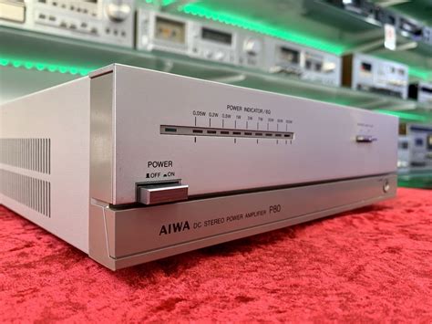 Amplificador De Potencia Estéreo Aiwa Sa P 80 5050 Vatios Rms Vintage