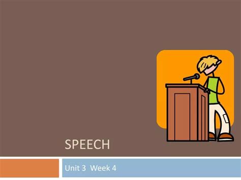 PPT Speech PowerPoint Presentation Free Download ID