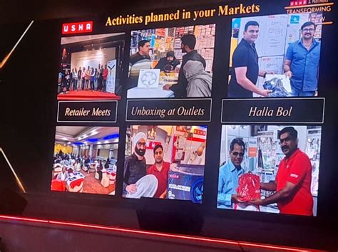 Gurudatt Singh On Linkedin Market Activities Unboxing Usha New Products Successfully Placed