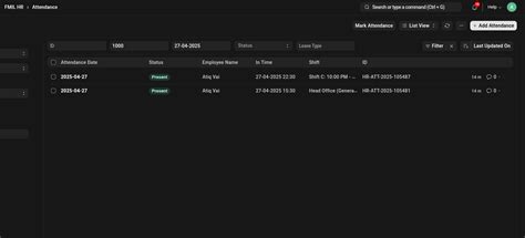 Same Date Multiple Attendances Despite Having Shift Assignment Frappe Hr Frappe Forum
