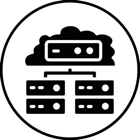 Cloud Database Vector Icon 38125286 Vector Art At Vecteezy