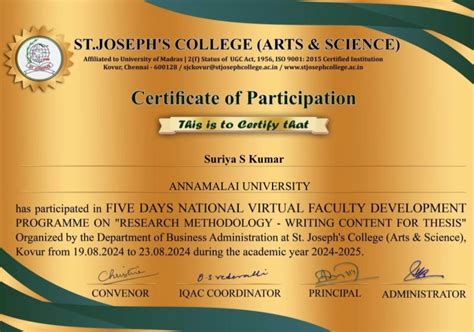 Continuouslearning Facultydevelopmentprogram Professionalgrowth Suriya S Kumar