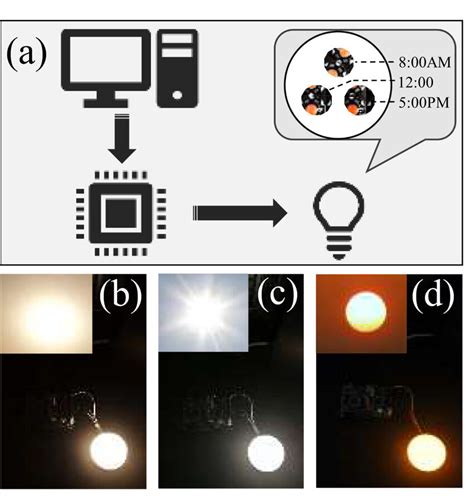 A Diagram Of The Intelligent Lighting System With Simulated Sun Like Download Scientific