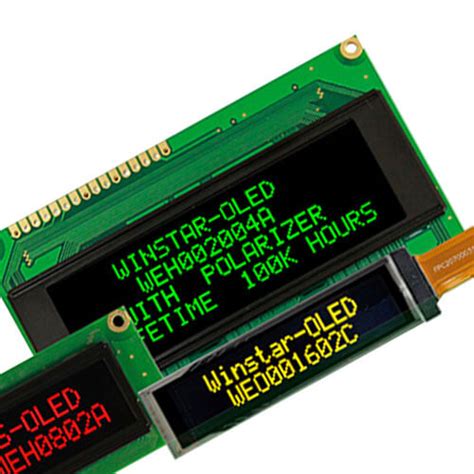 character oled modules diamond hmi