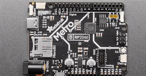 The Metro Rp2040 From Adafruit Fits A Raspberry Pi Rp2040 And