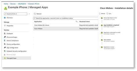 Webex App Installation With Microsoft Intune