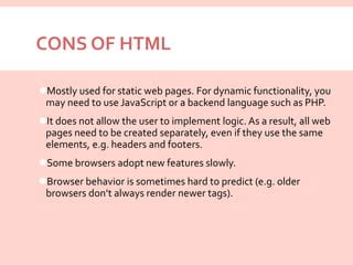 CSE HTML PPT Pptx